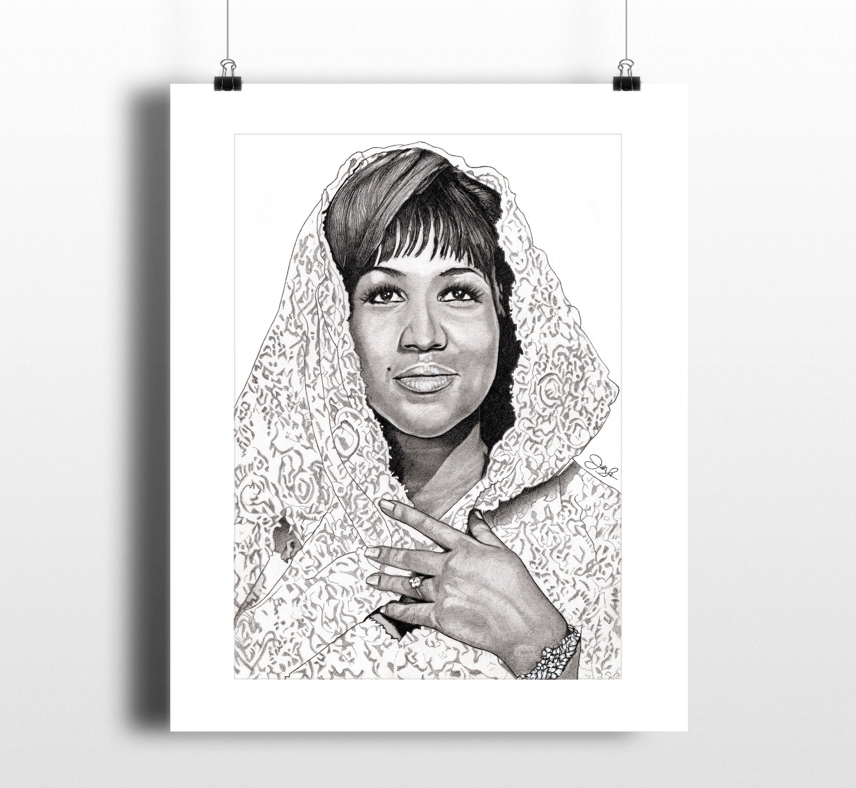 Aretha Franklin Poster sold by Abdalrahman Abo akel | SKU 41106890 | 50 ...