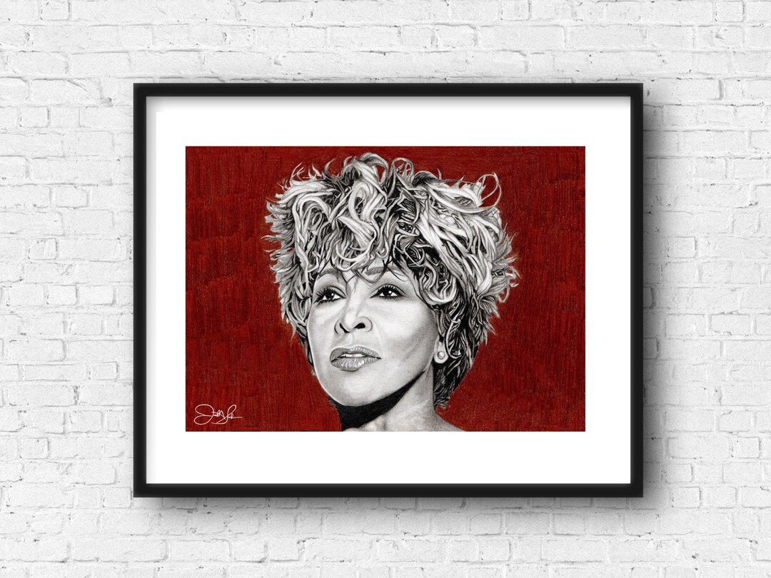 Tina Turner Poster | R&B | Rnb | Wall Art | Art Print | Multiple Sizes ...