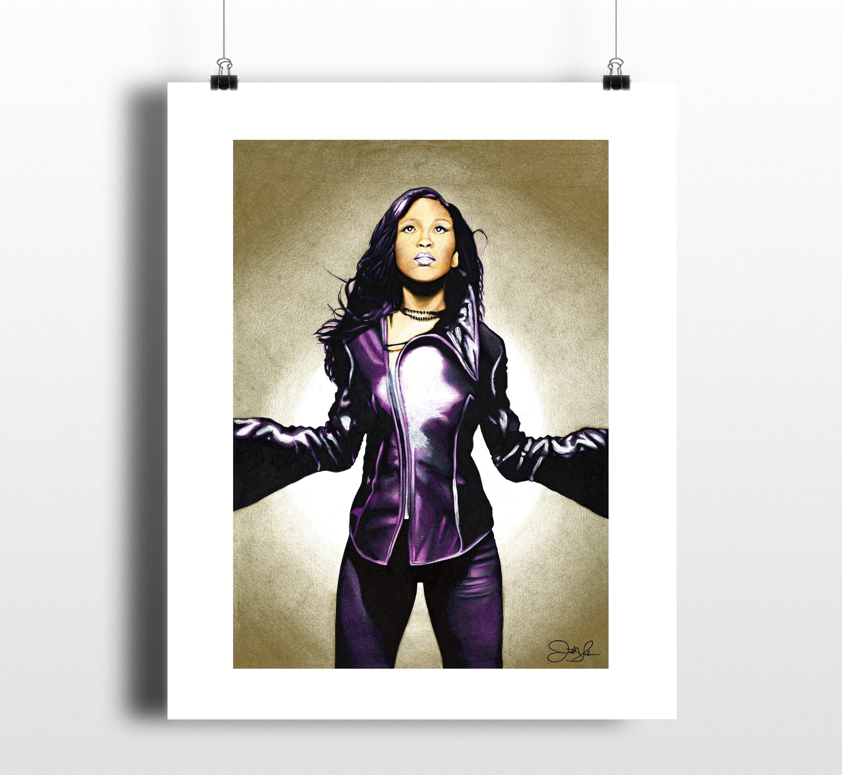 Destiny Michelle Williams Destiny's Child African American Art Black ...