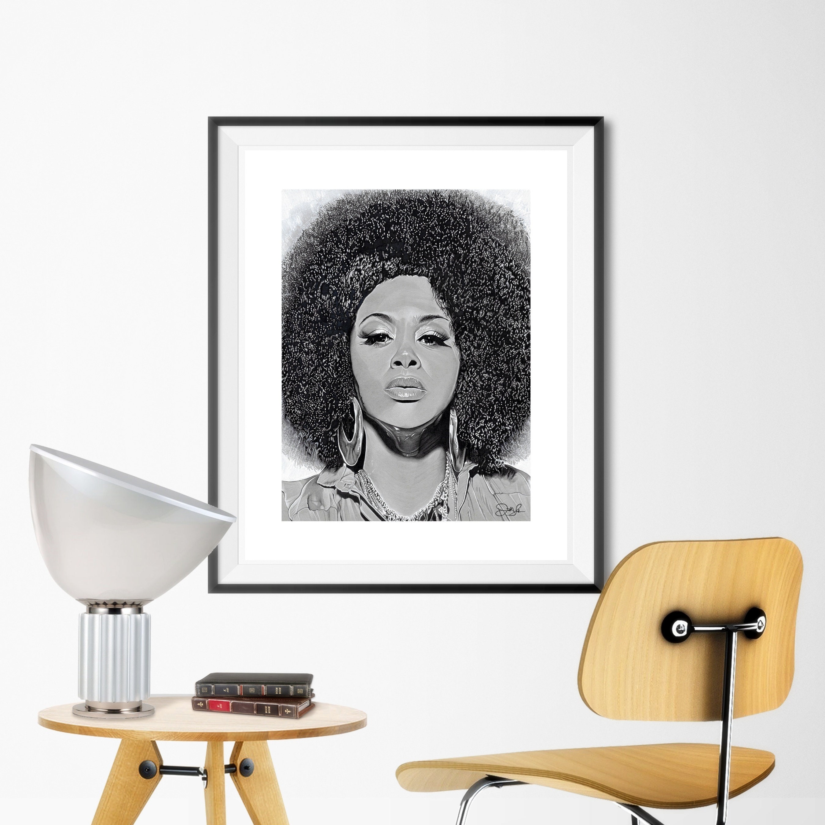 Jill Scott Poster R&B Rnb Neo-soul Wall Art Art Print Multiple Sizes - Etsy