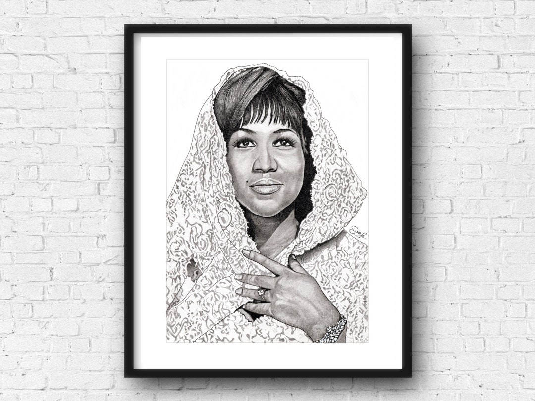 Aretha Franklin Poster | R&B | Rnb | Wall Art | Art Print | Multiple ...