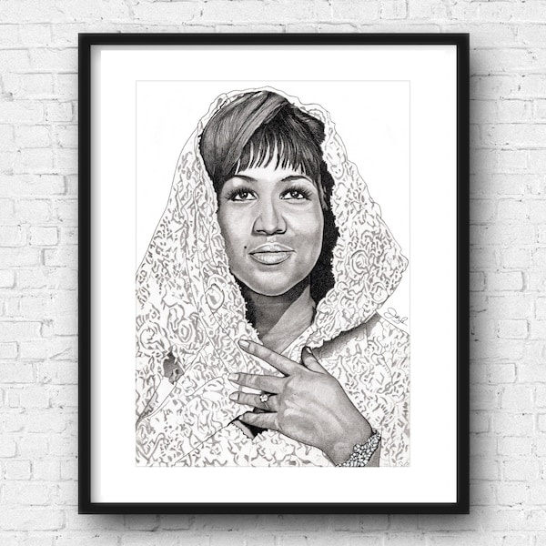 Aretha Franklin Art - Etsy