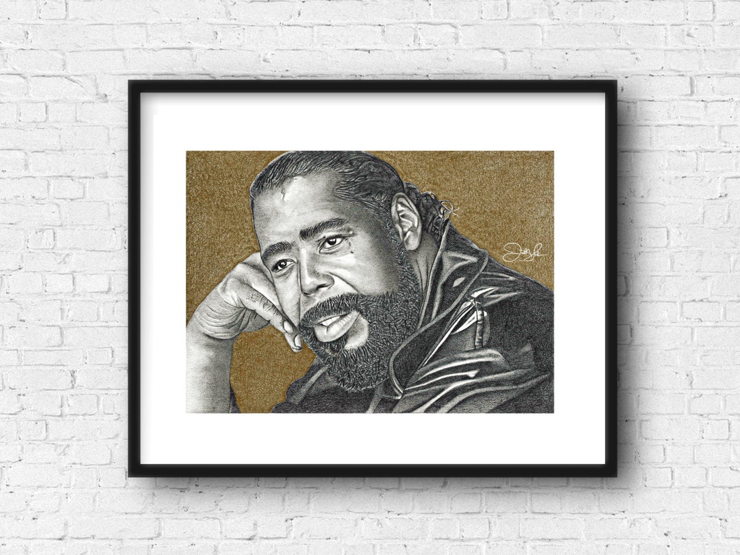 Barry White Poster | R&B | Rnb | Wall Art | Art Print | Multiple Sizes ...