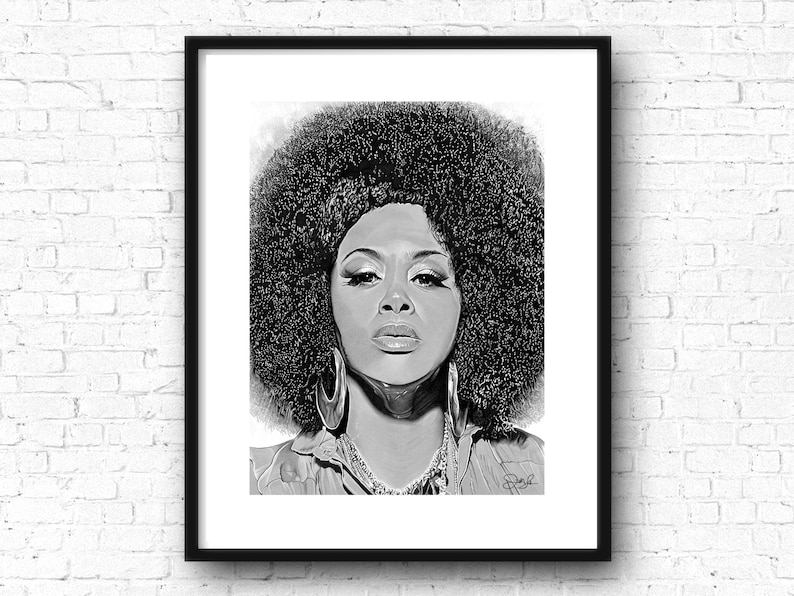 Jill Scott Poster | R&B | Rnb | Neo-soul | Wall Art | Art Print ...