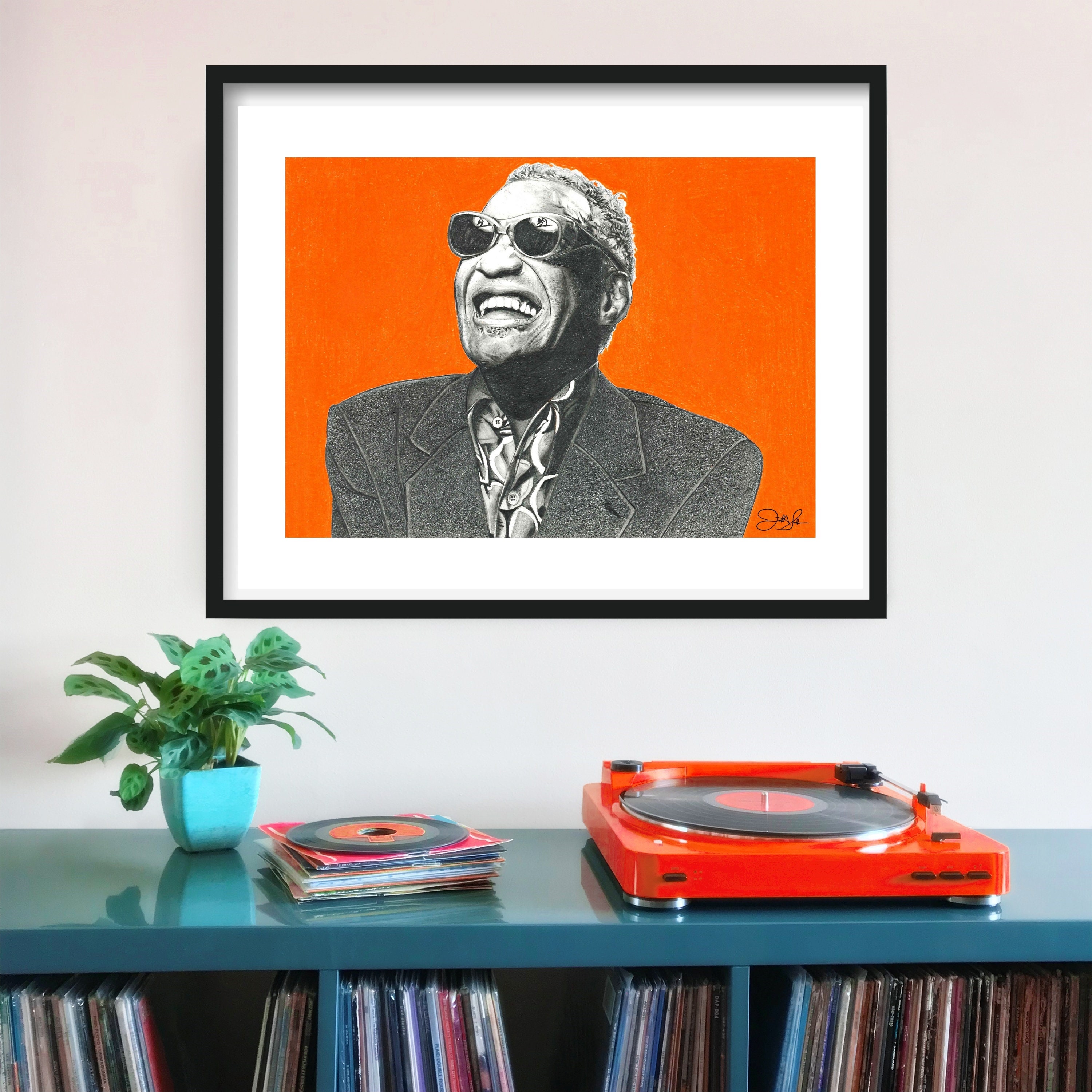 Ray Charles Poster | R&B | Rnb | Wall Art | Art Print | Multiple Sizes ...