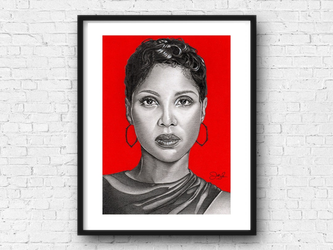 Toni Braxton Poster | R&B | Rnb | Wall Art | Art Print | Multiple Sizes ...