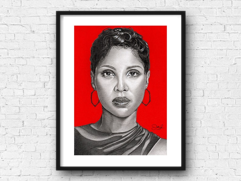 Toni Braxton Poster | R&B | Rnb | Wall Art | Art Print | Multiple Sizes ...