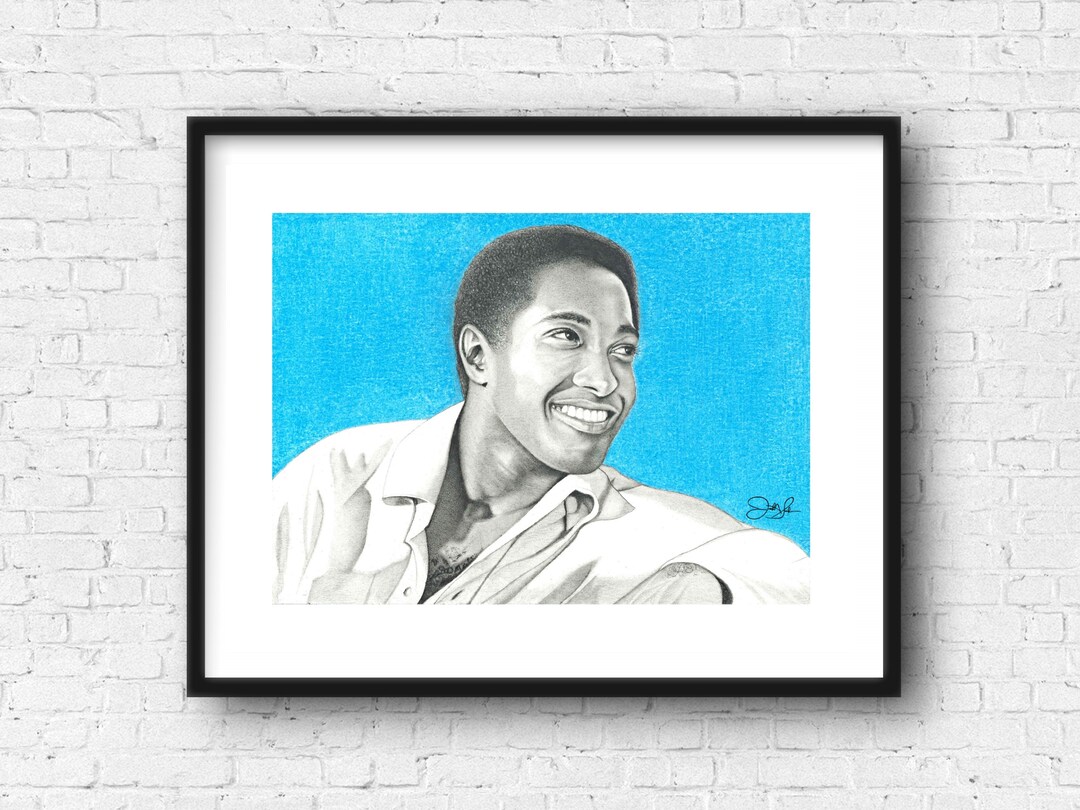 Sam Cooke Poster | R&B | Rnb | Wall Art | Art Print | Multiple Sizes - Etsy