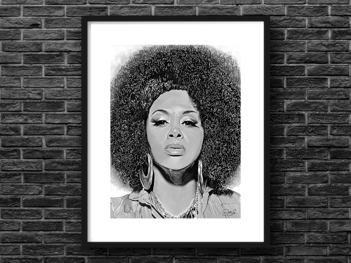 Jill Scott Poster R&B Rnb Neo-soul Wall Art Art Print Multiple Sizes - Etsy