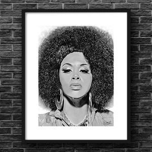Jill Scott Poster | R&B | Rnb | Neo-soul | Wall Art | Art Print ...