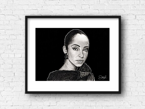 Sade Adu Poster R&B Rnb Wall Art Art Print Multiple - Etsy