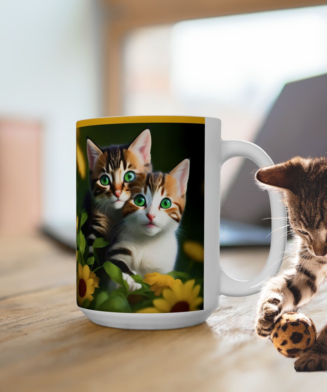 Kitten Mug, Cutest Kittens Mug, Cat Lover Mug, Kitty Mug, Love Mug ...