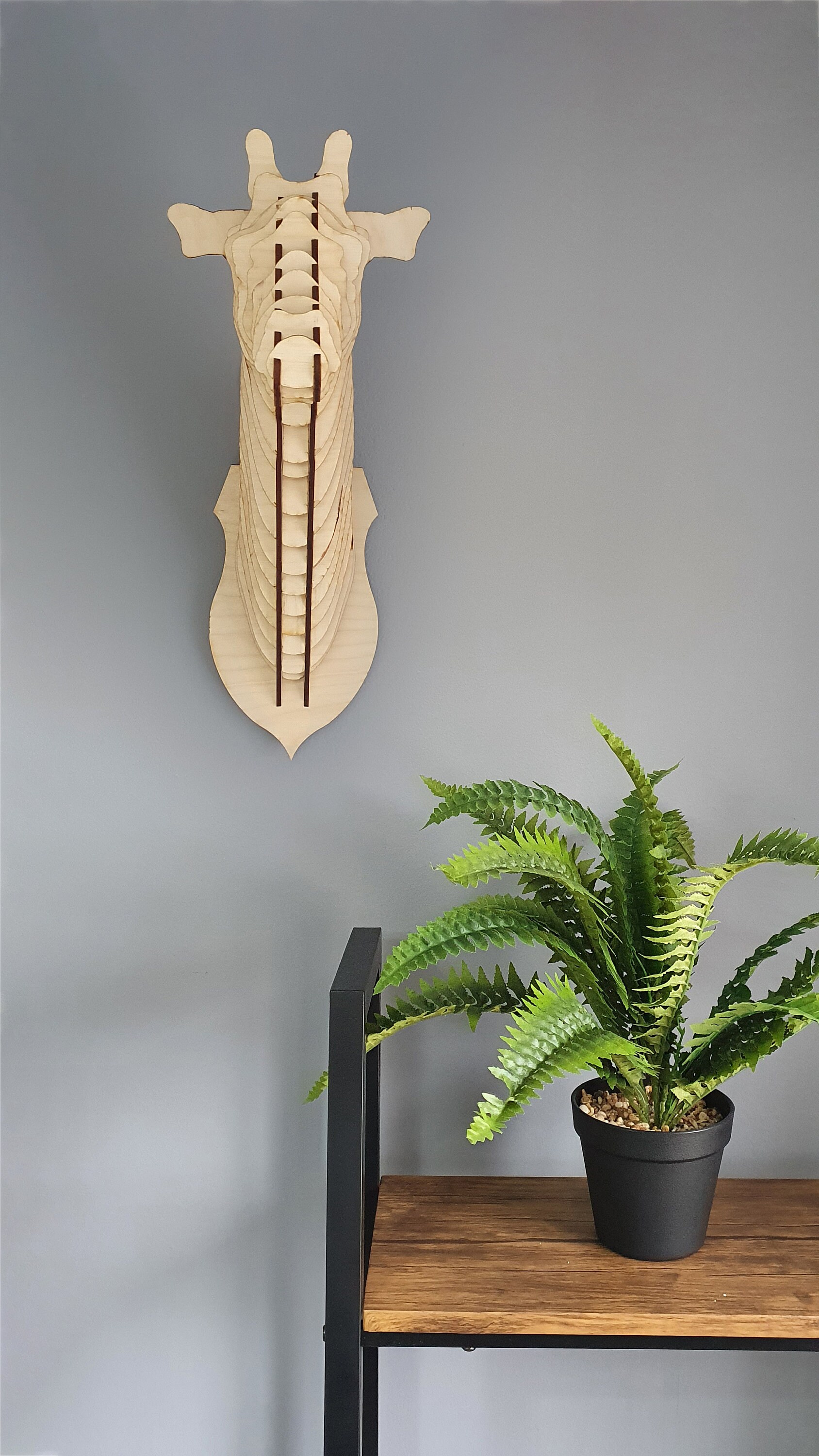 Giraffe Head 3D Wall Art Cut Files - Etsy