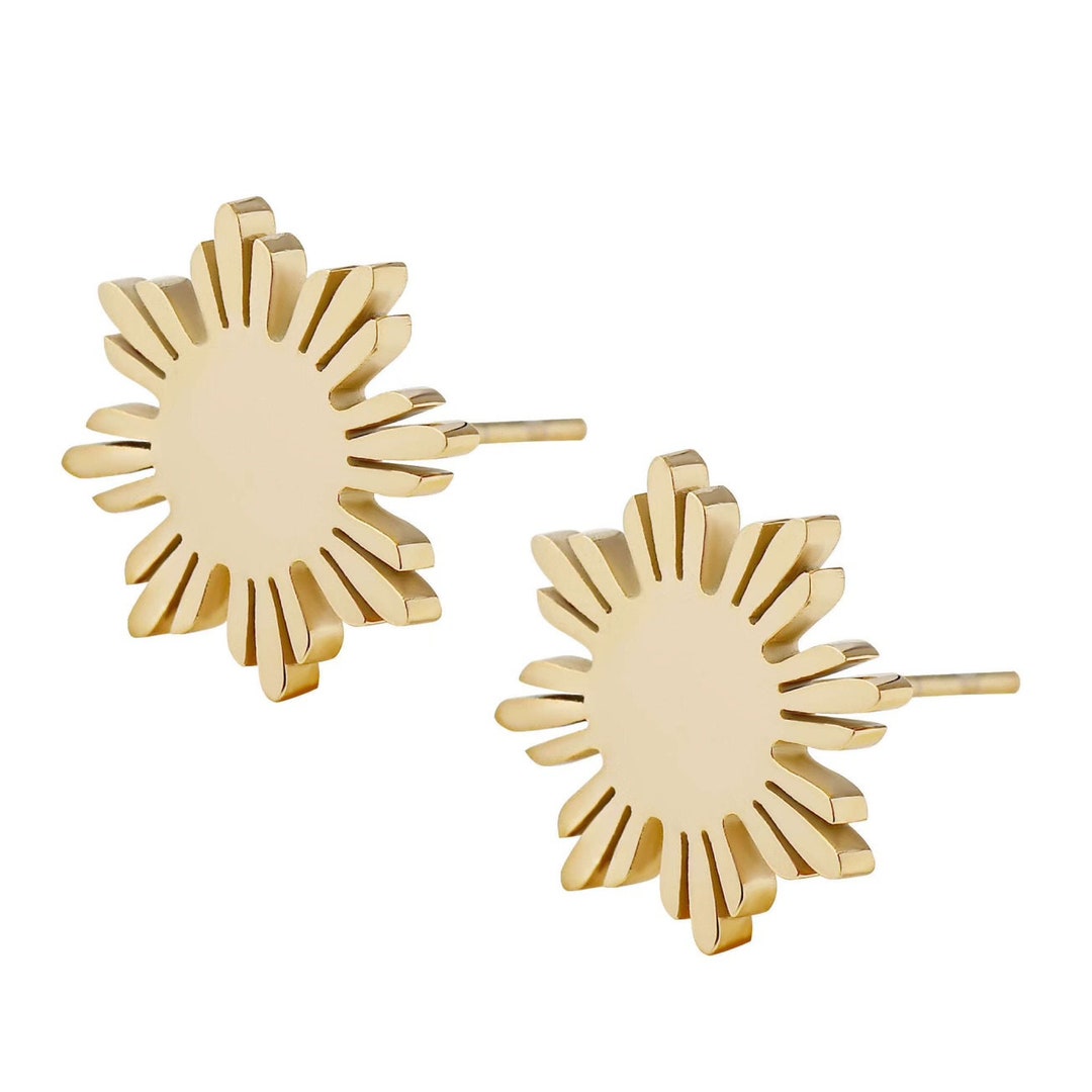 Philippine Sun Stud Earrings | Filipino Araw - Etsy
