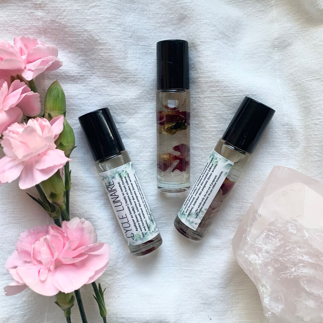Lunar Cycle Roll on Period Cramps PMS 10 Ml Clary Sage, Geranium ...