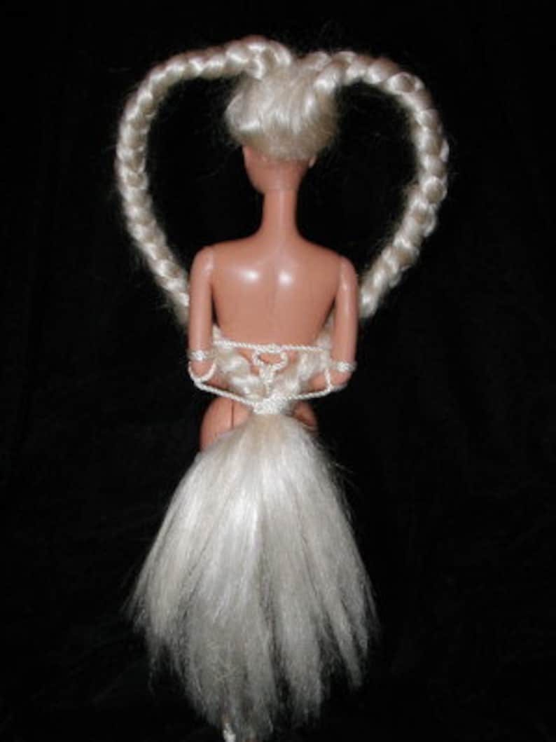 Bondage Barbie Ooak Bondage Doll Viking Braids Etsy Australia