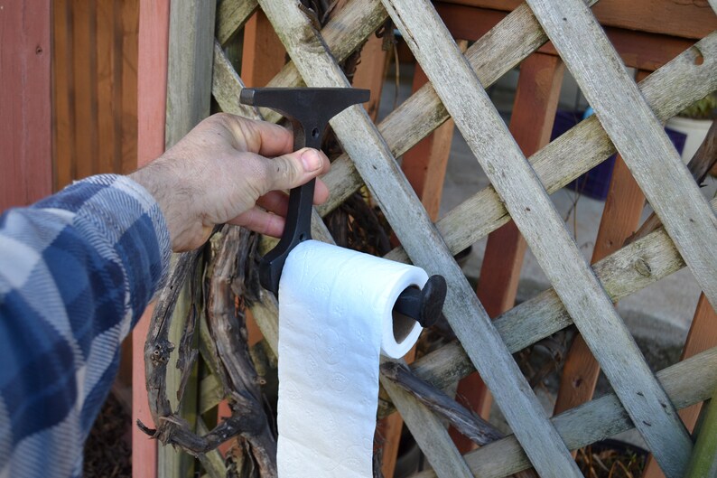 Railroad Spike TP Holder - Etsy