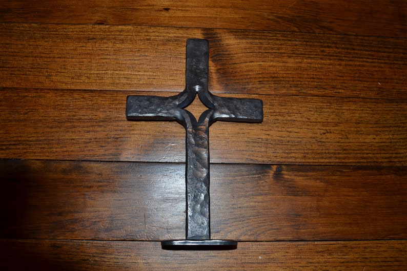 Large Hand Forged Split Cross - Etsy