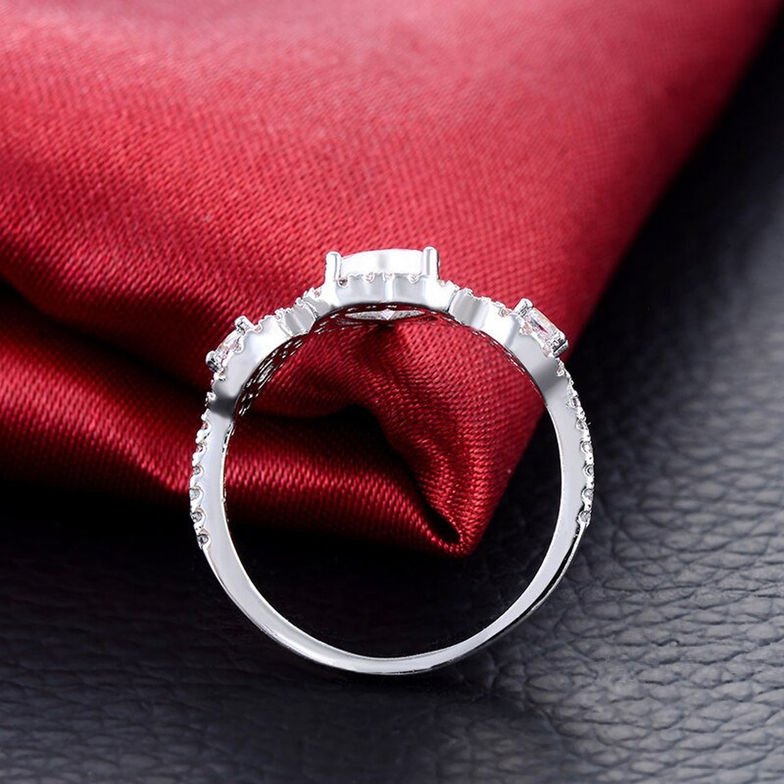 Unique Silver Jewelry for Women With Brilliant Cut Cubic - Etsy