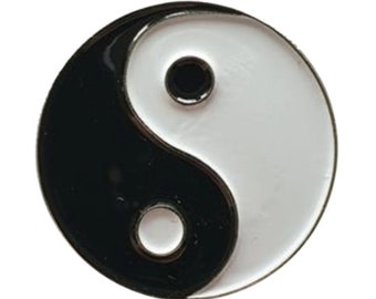 Night & Day Yin Yang Enamel Pin Set - Etsy