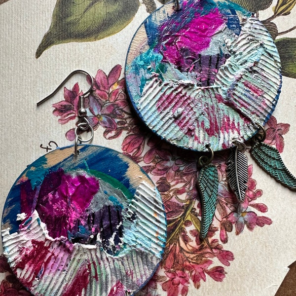 Wire Art Earrings - Etsy