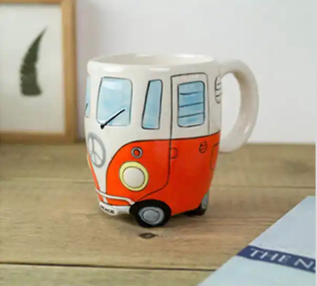 Camper Van Mug, Ceramic Mug, Travel Mugs, Camper Van Gifts, Retro ...