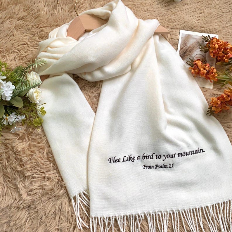 Christian Bible Verse Scarf,prayer Warrior Shawl,shawls for Women ...