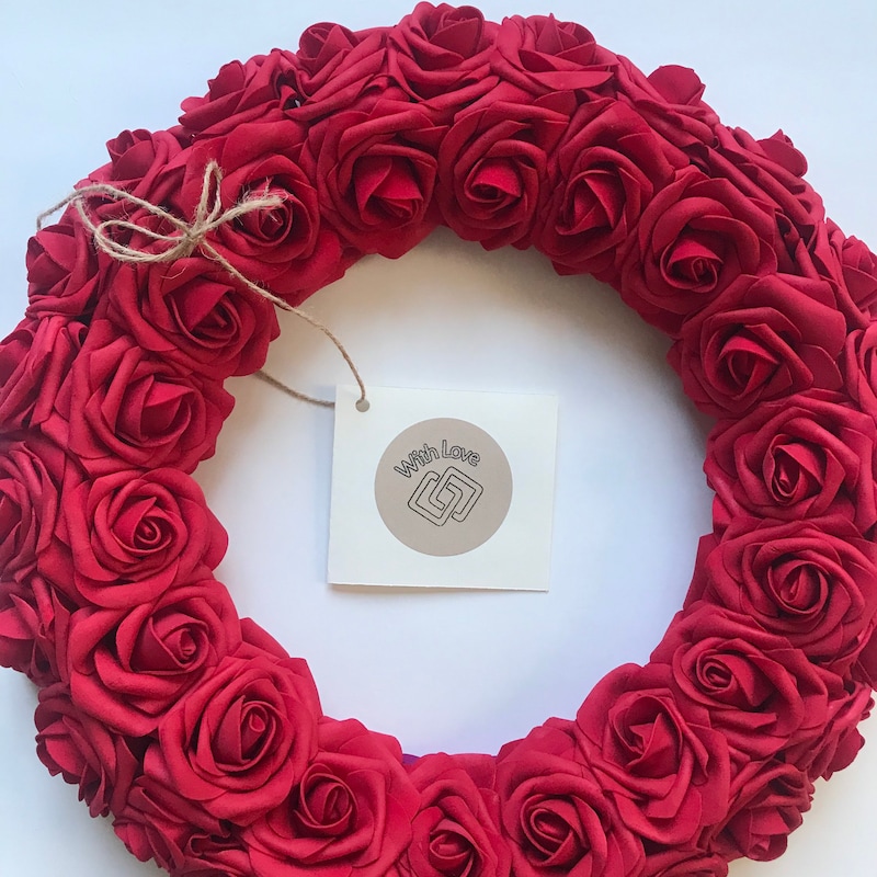 Rose Wreath - Etsy