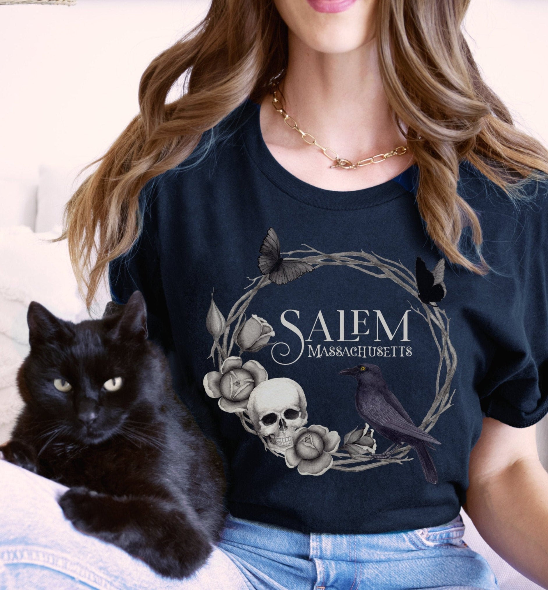 Salem Shirt, Salem Massachusetts, Witch Trials, Halloween Shirt, Witch ...
