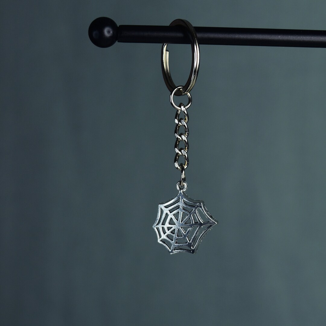 Spiderman Web Keychain Peter Parker - Etsy