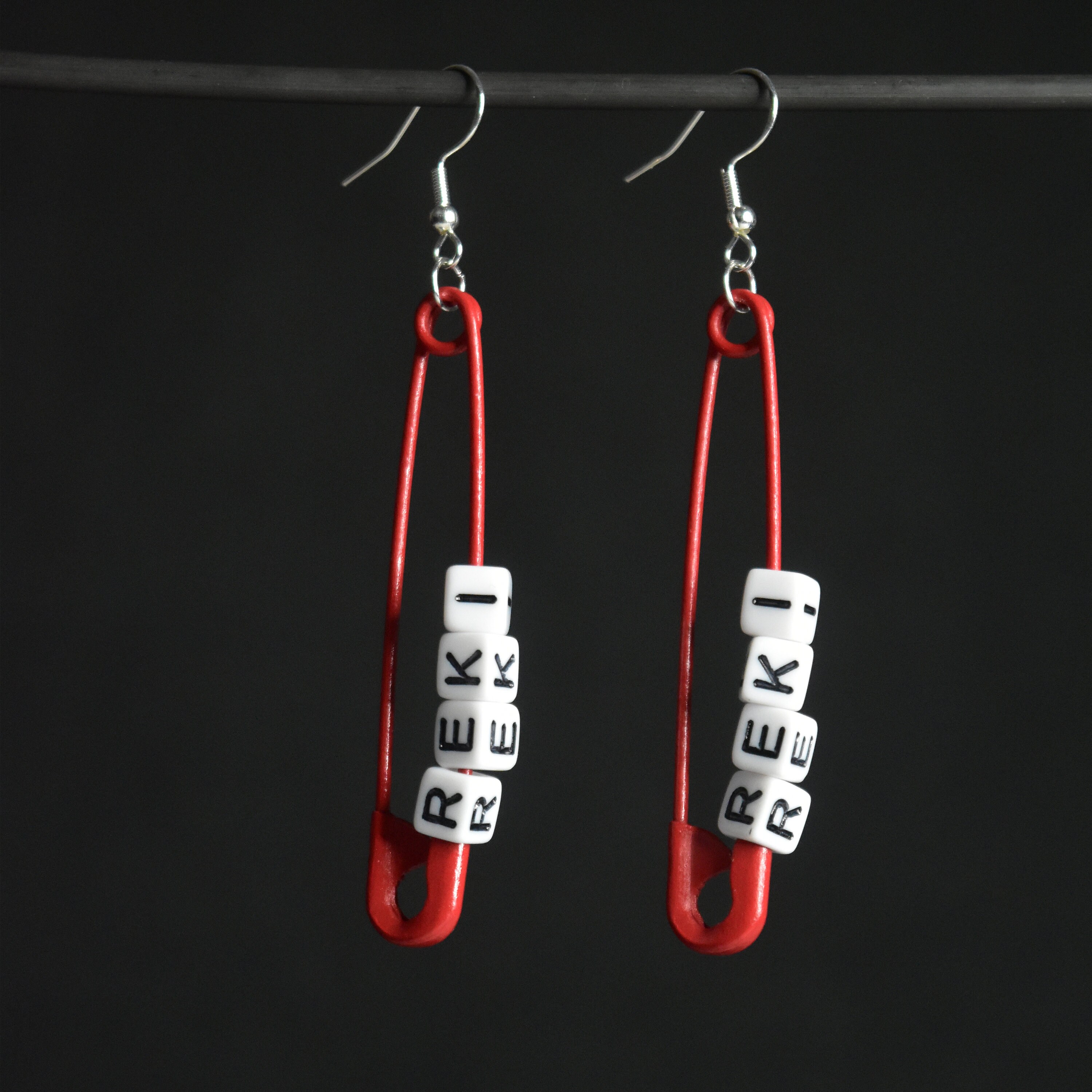 Reki Safety Pin Earrings Reki Kyan Sk Sk8 the Infinity | Etsy