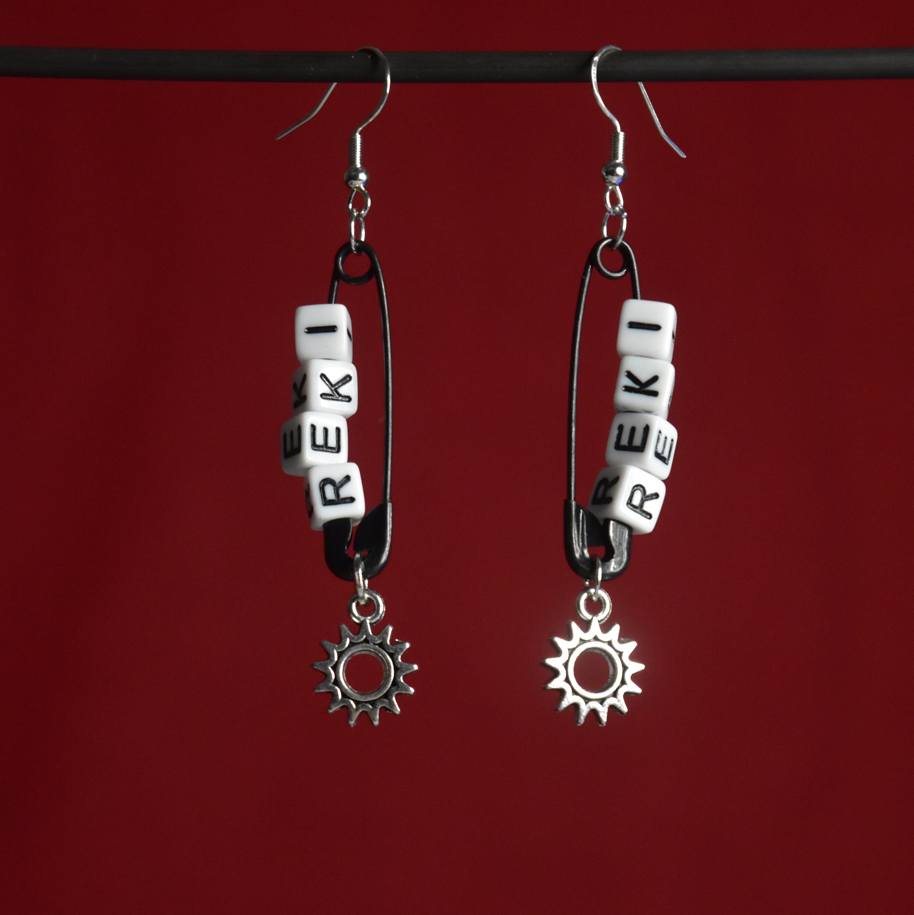 Reki Safety Pin Earrings Reki Kyan Sk Sk8 the Infinity | Etsy