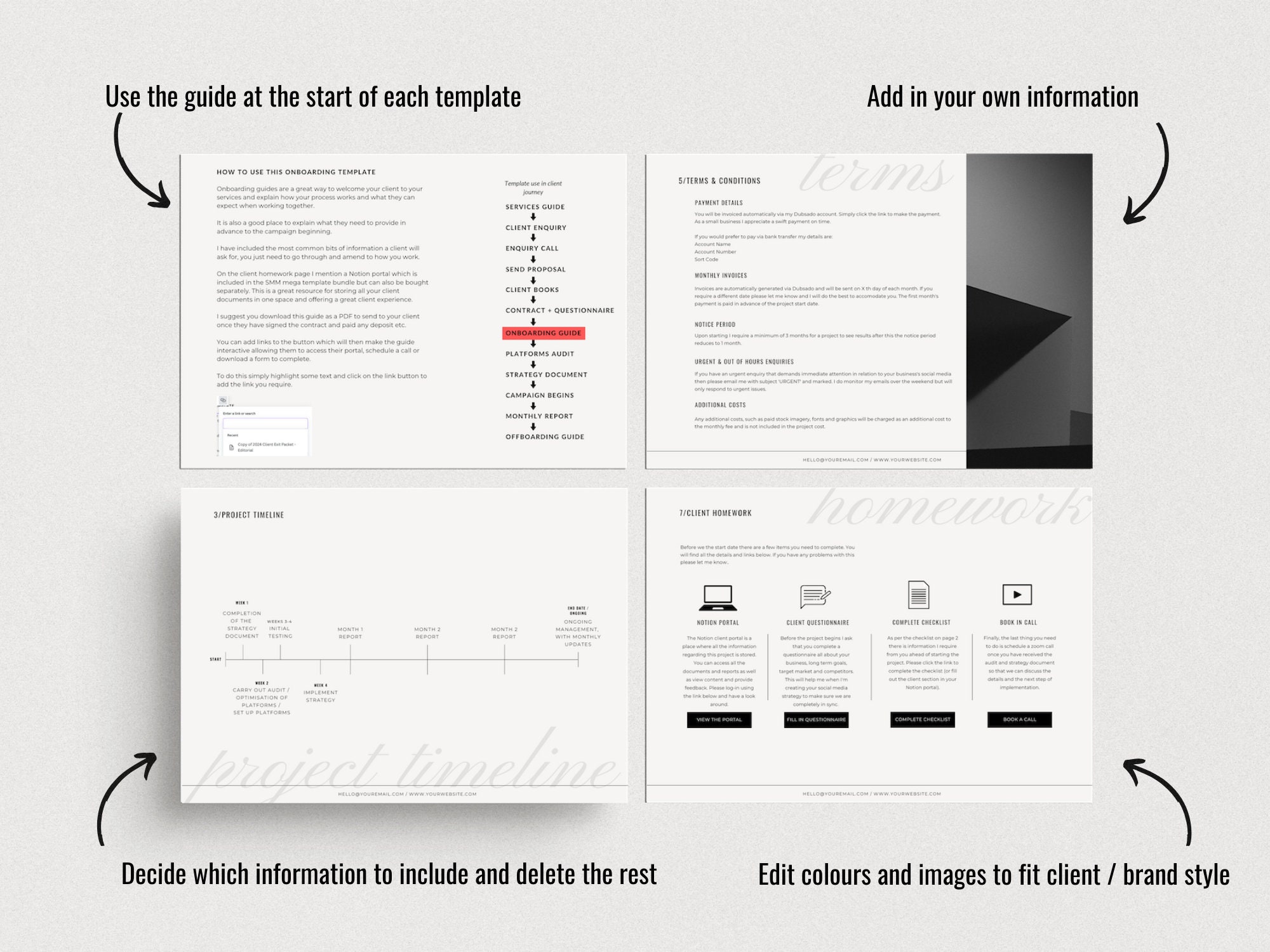 Ultimate Social Media Manager Template Bundle | Social Media Management ...