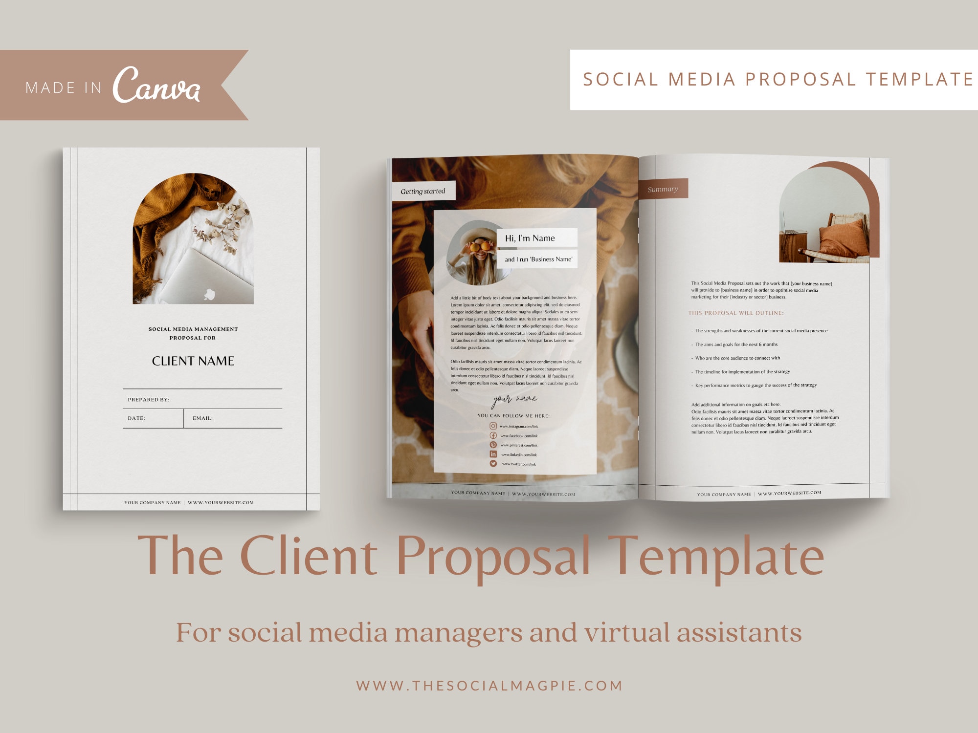 Social Media Manager Proposal Template Proposal Template New Business ...