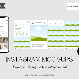 Instagram Mockup Templates, Editable Canva Templates, Instagram Profile ...