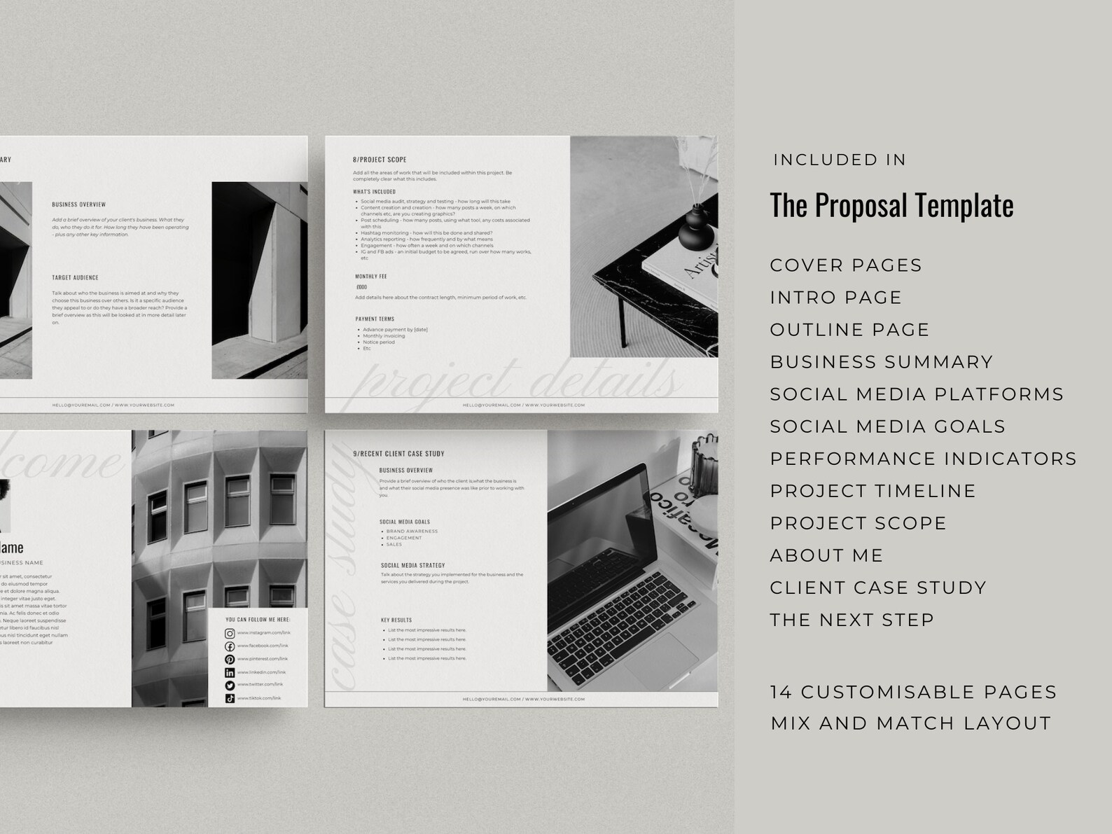 Social Media Manager Proposal Template | Proposal Template | New ...
