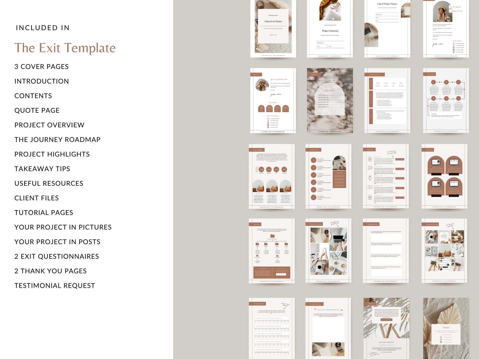Business Templates Bundle Client Experience Bundle Client Templates ...