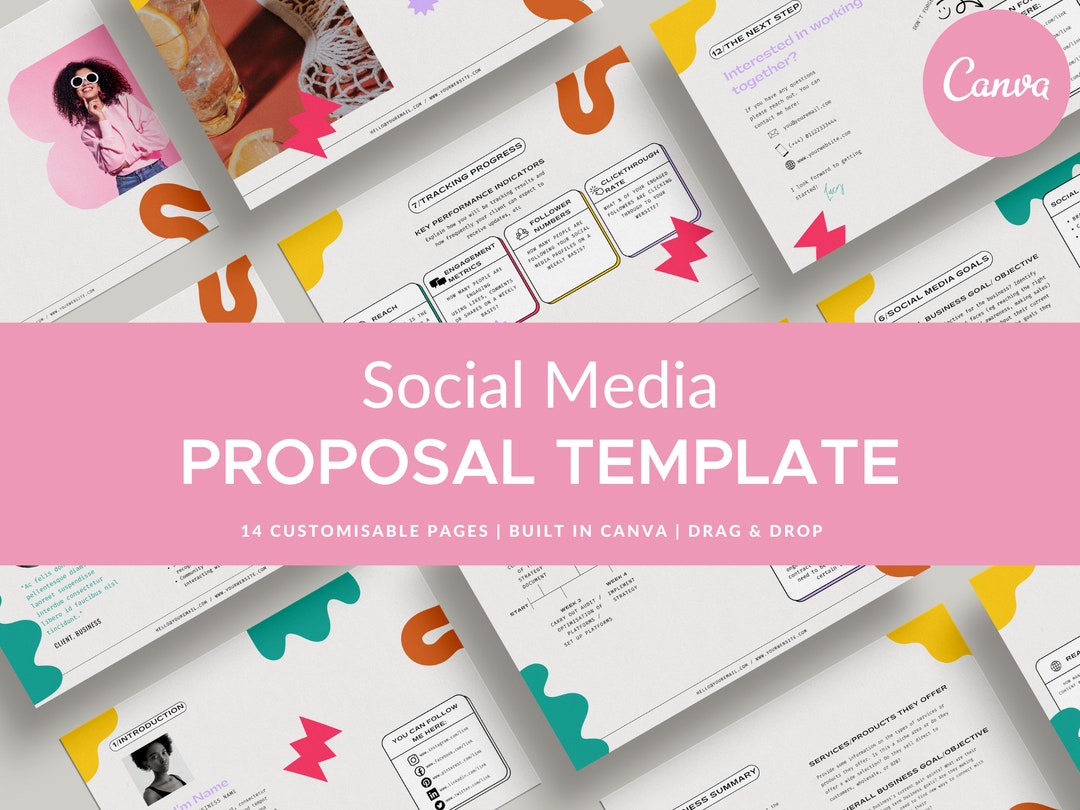 Social Media Manager Proposal Template | New Client Template | New ...