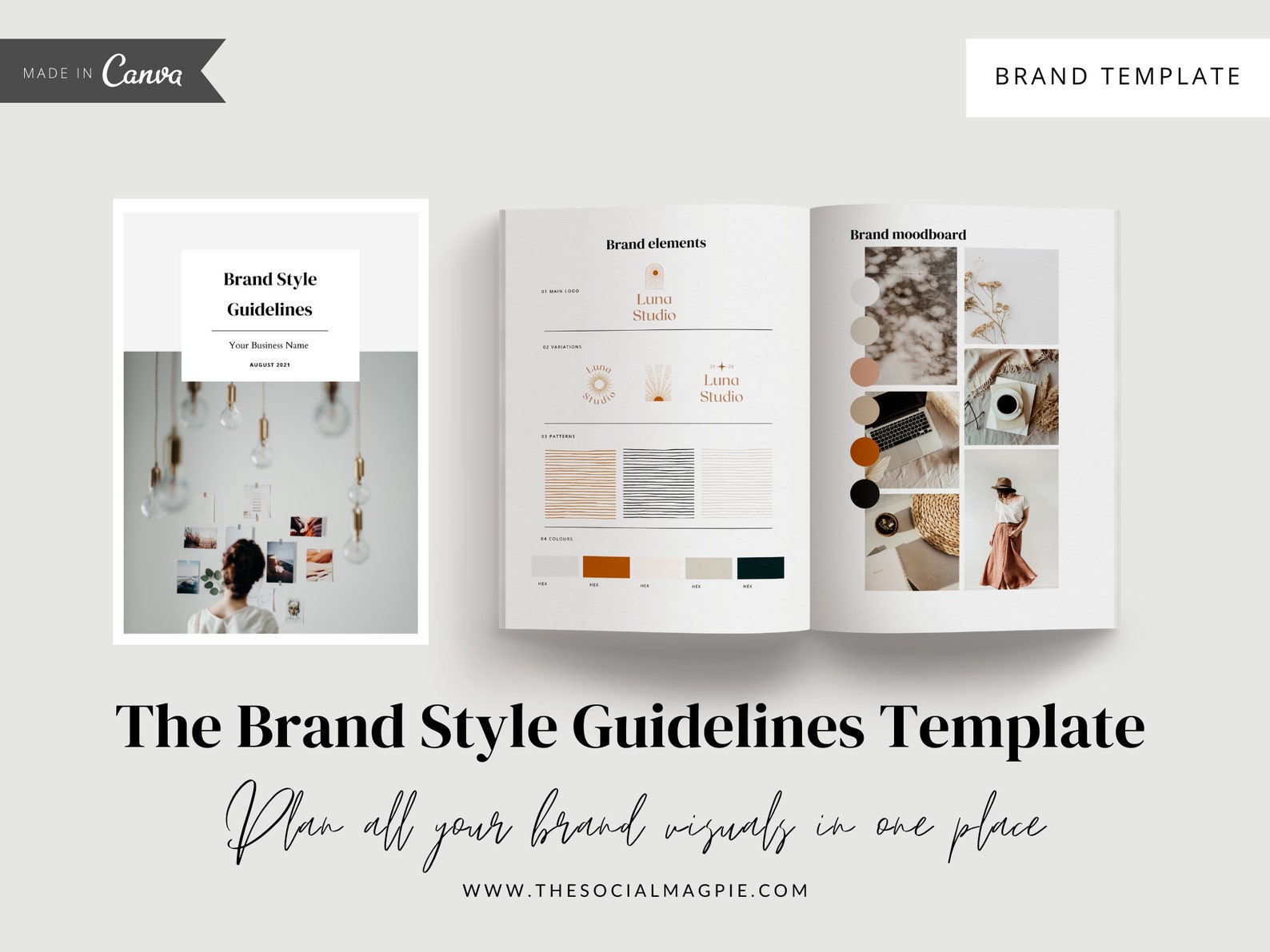 Brand Style Guidelines Brand Template Style Guidelines - Etsy