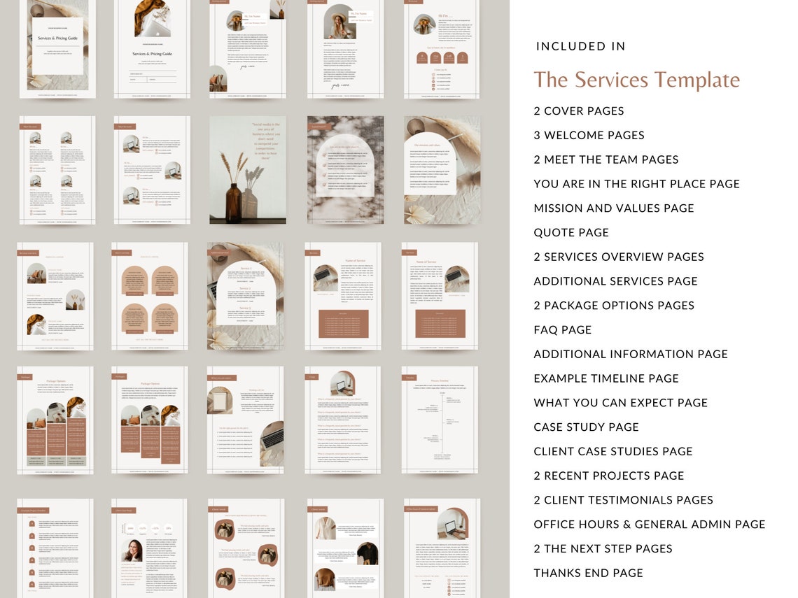 Business Templates Bundle Client Experience Bundle Client Templates ...