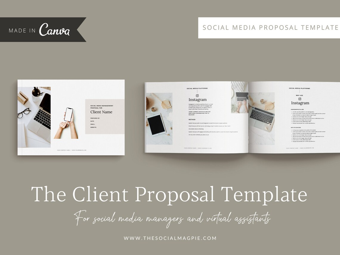 Social Media Manager Proposal Template Proposal Template New Business ...