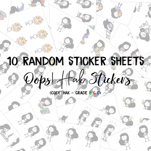 Discontinued Stickers - Etsy