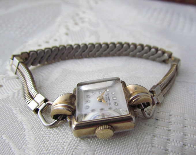 Rare Vintage ELI RUBIN CO Women's Art Deco Style Dress Watch ...