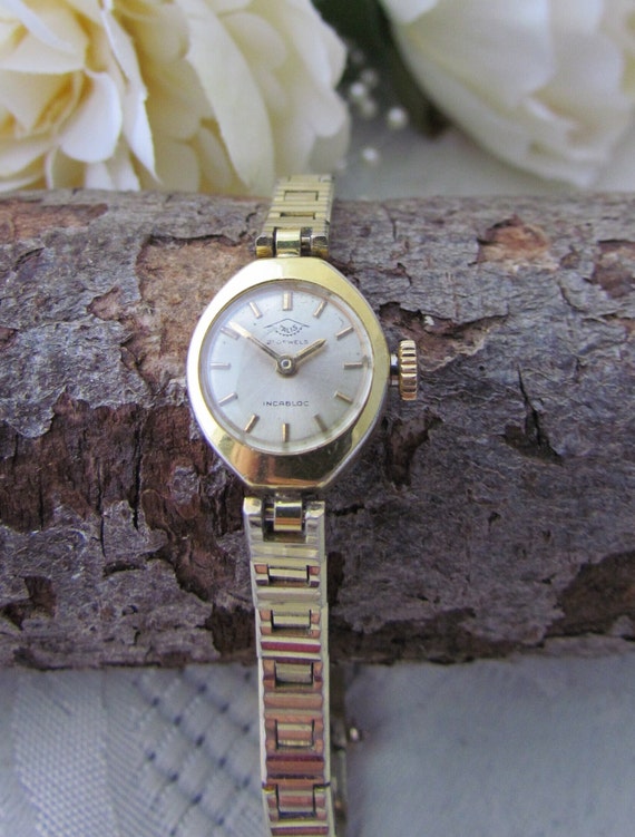Rare Vintage TALIS Women's Gold-Plated Dress Watch - … - Gem