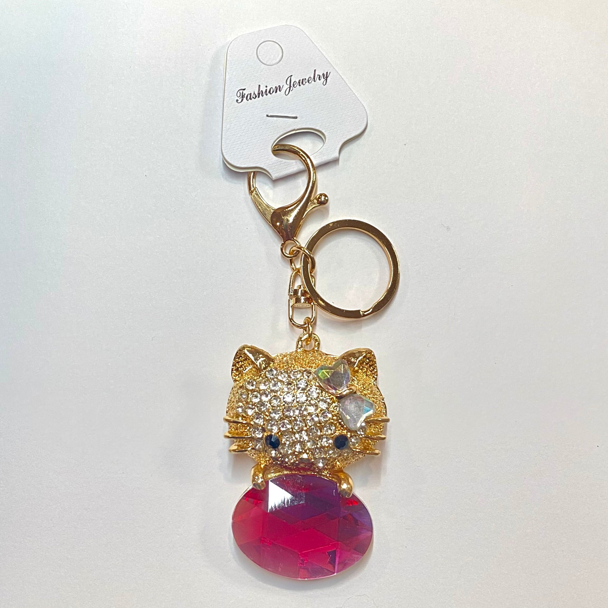 Hello kitty keychain backpack accessory charm keyring gift | Etsy