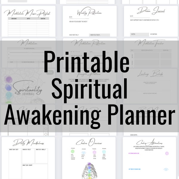 Spiritual Planner - Etsy