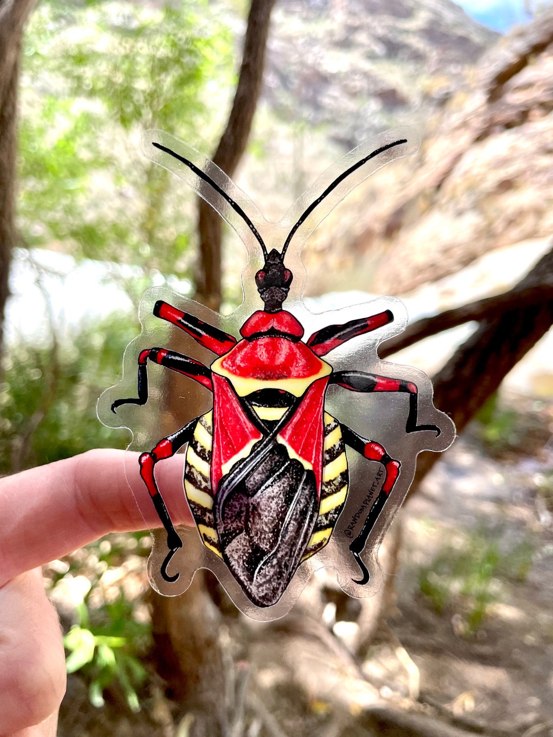 Assassin Bug Sticker - Etsy