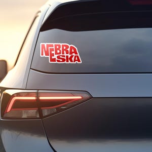Nebraska State Sticker, Nebraska Decal, State Laptop Stickers ...