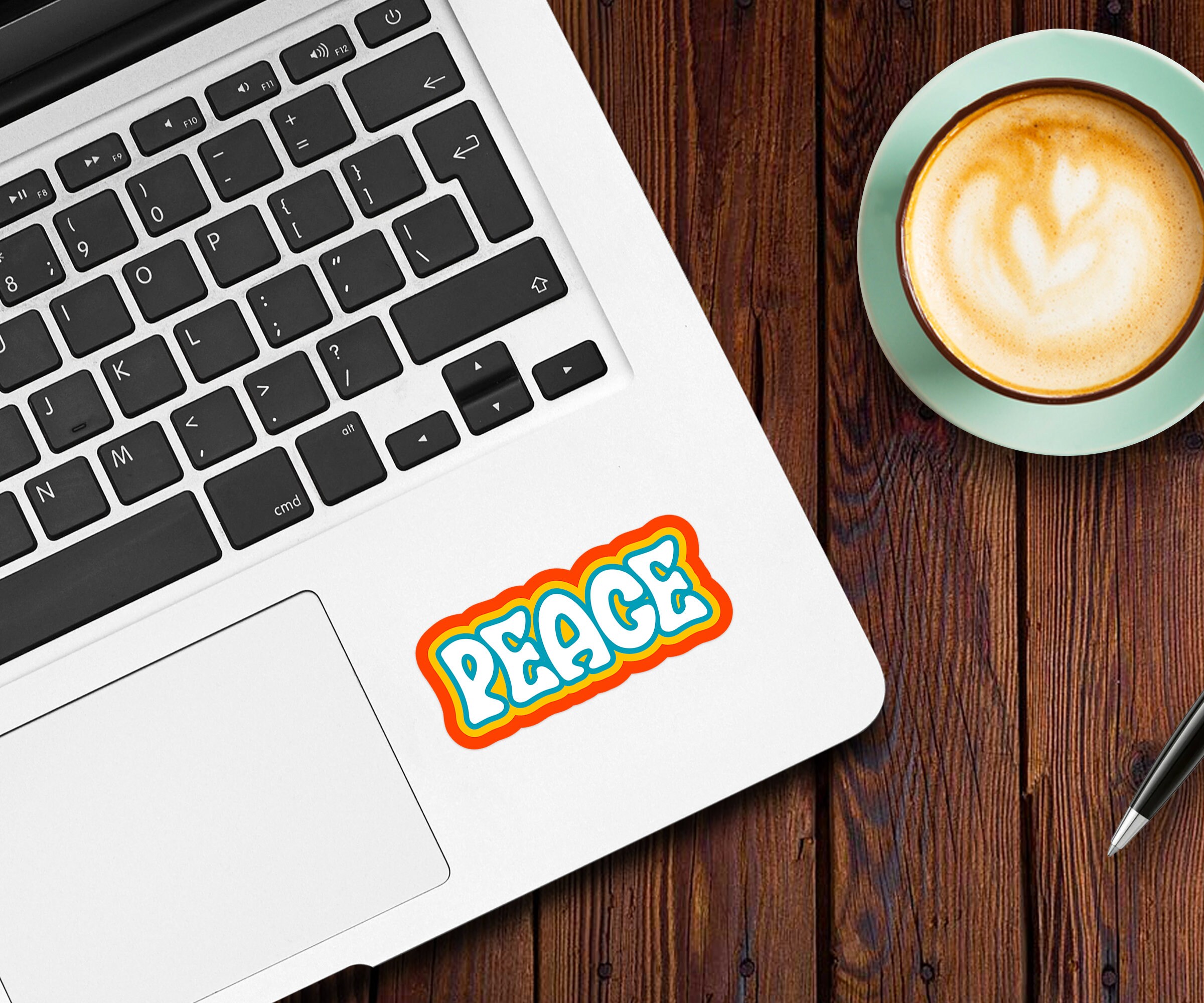 Hippie Peace Sign Sticker Peace Sticker Retro Hippie | Etsy