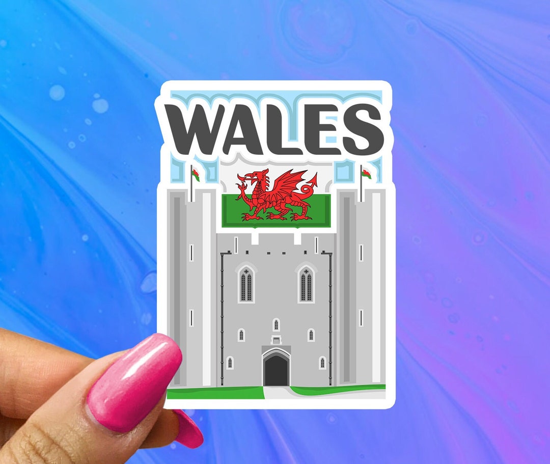 Wales Travel Sticker, Welsh Vacation Decal - Etsy